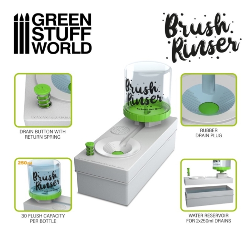 crazy airbrush - Green Stuff Water Dispenser For Brush Painting Brush ...