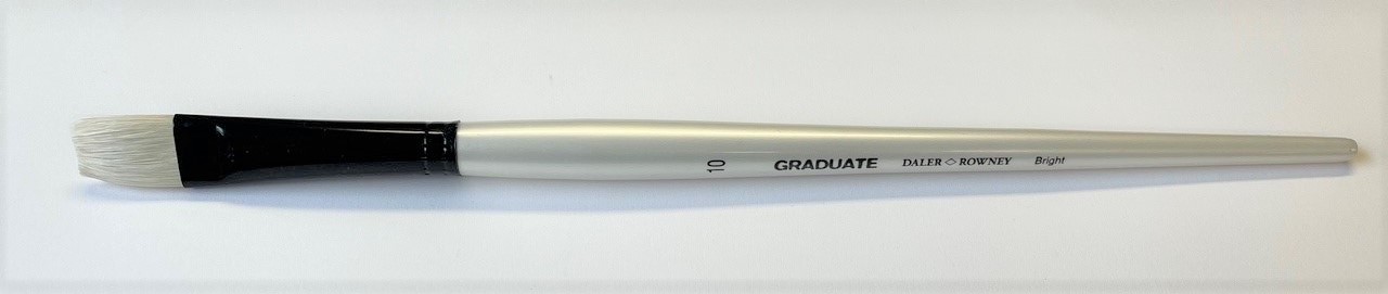 crazy airbrush | Daler Rowney Graduate Pinsel Bright Gr. 10, Naturborsten